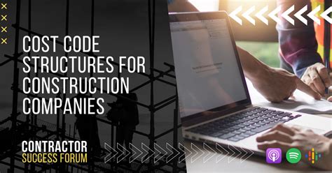 Cost Code Structures For Construction Companies Construction Book Keeper