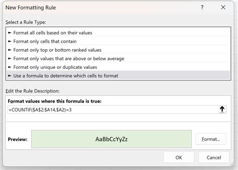 Excel How To Highlight Values That Appear 3 Times