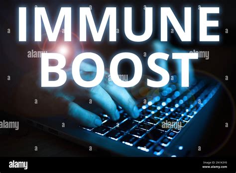 Writing Displaying Text Immune Boost Business Approach Being Able To