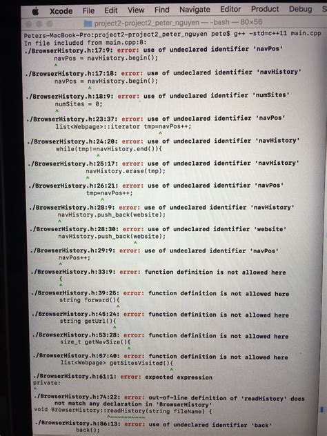 Solved Xcode File Edit View Find Navigate Editor Product Chegg Com