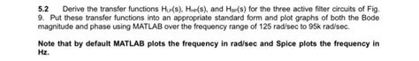 Derive The Transfer Functions HLP S HHP S Chegg Com