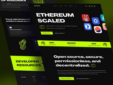 Ethereum L2 Blockchain Landing Page Redesign On Behance