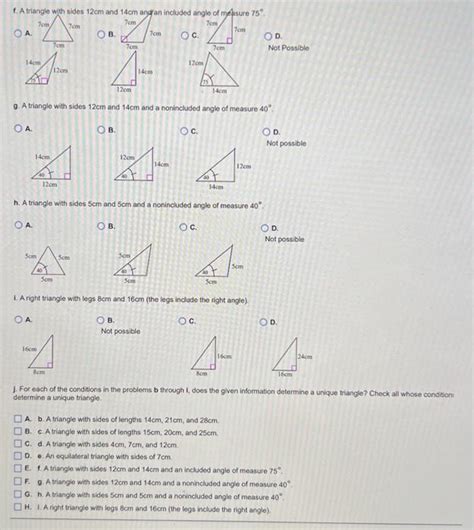 Solved A A Segment Congruent To Ab And An Angle Congruent