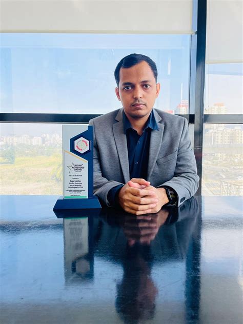 Mr Sagar Jadhav Winner Of Indian Achievers Award 2022 23