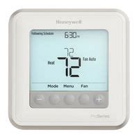 Honeywell Home T6 Pro Th6210u2001 Manuals Manualslib