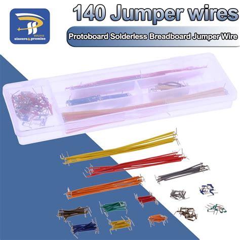 Rq Hot Sell 140 Pcs U Shape Solderless Breadboard Jumper Cable Wire Kit For Arduino For