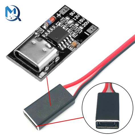 Pd Qc Decoy Board Fast Charge Usb Boost Module Type C Pd2 0 Pd3 0 9v 