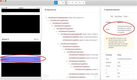 Ios Appium Automation Is Not Able To Find Elementbyaccessibilityid Of