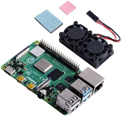 Raspberry Pi 4b Dual Fan With Heatsink