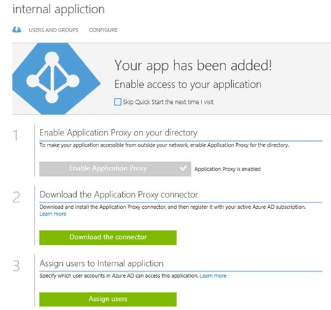 Publishing Internal Applications Using Azure Active Directory Using Application Proxy