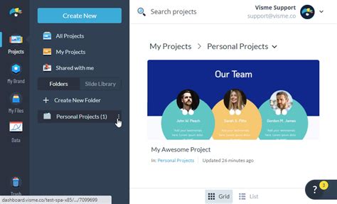 How Can I Delete A Project From My Visme Account Visme