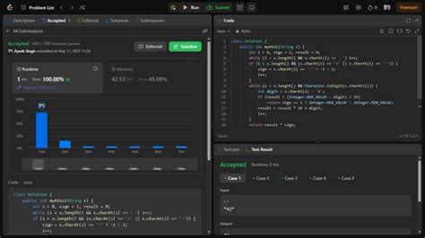 100daysofcode Day27 Leetcode Java Atoi Stringparsing Ayush Singh