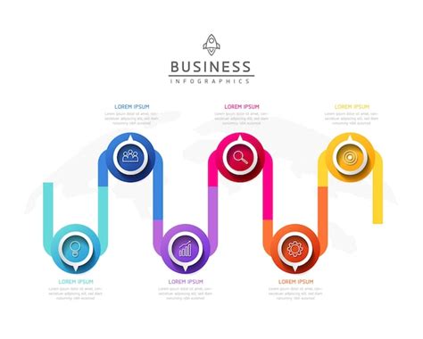 Premium Vector Vector Infographic Business Presentation Template With