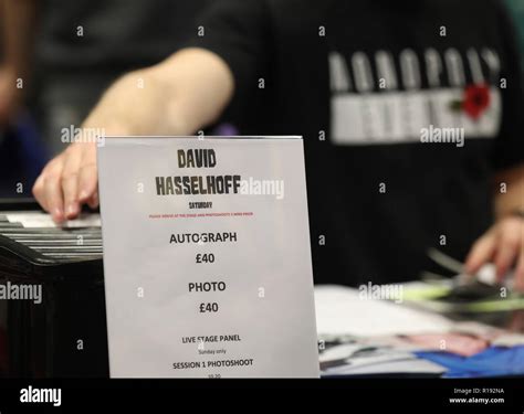 A Sign For David Hasselhoff During The For The Love Of 80s Comic Con