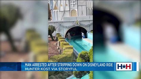 Man Who Stripped Naked On Disneyland Ride Was On Drugs Police Say