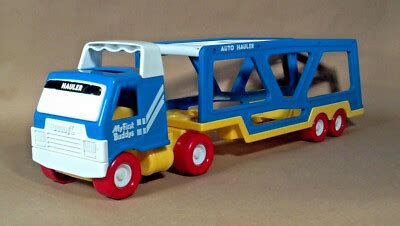 Vintage 1987 My First Buddys Buddy L Car Carrier Auto Hauler Truck 18
