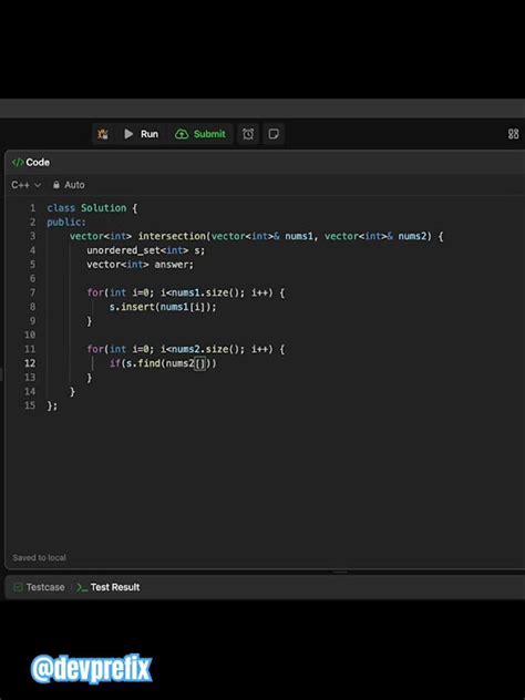 Intersection Of Two Array Leetcode 349 Shorts Leetcode Array Youtube