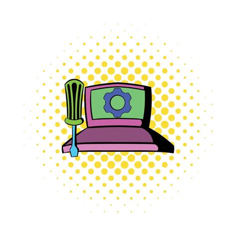 technical support computer repair service icon 14360174 vector art at