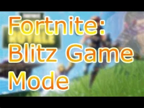 Fortnite Blitz Game Mode Hilarious YouTube