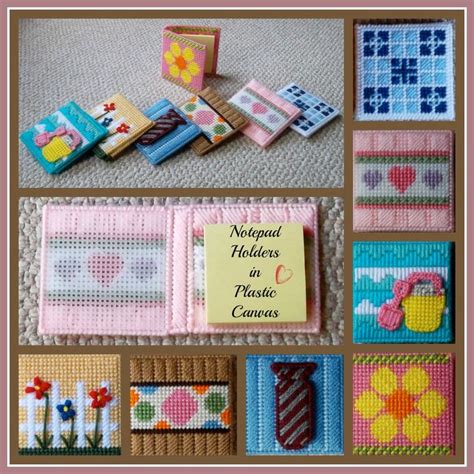 Notepad Covers Plastic Canvas Pattern Plastic Canvas Books Plastic