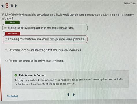 Can Someone Please Explain What Overhead Has To Do With Inventory Valuation In Audit Assurance