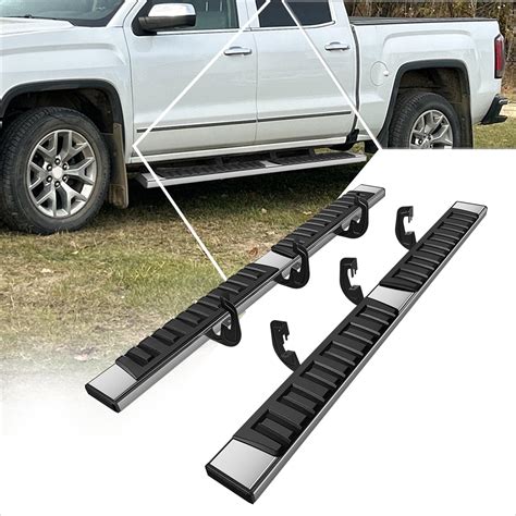 6 7 Running Boards Stainless Steel Flat Side Step Nerf