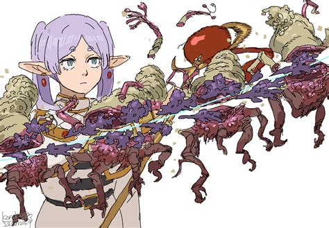 Kanokoga Frieren Halo Combat Evolved Halo Series Sousou No Frieren Highres 1girl Belt