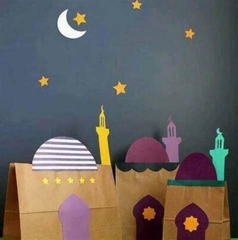 27 کاردستی عید فطر ساده و شیک کودکانه برای پیش دبستانی و مهد کودک