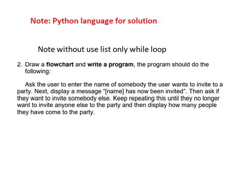 Solved Note Python Language For Solution Note Without Use Chegg Com