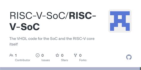 Github Risc V Socrisc V Soc The Vhdl Code For The Soc And The Risc