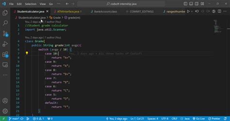 Harsh Raj Varma On Linkedin Codsoft Java Internship