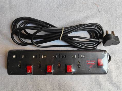 3 Pin Black Multi Plug Extension Socket At Rs 145 Piece In Bengaluru ID 2850592182688