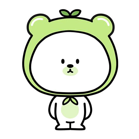 샤인머스캣 곰 캐릭터 포트폴리오 크몽