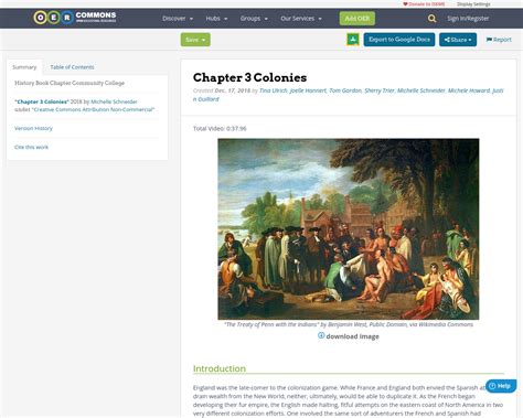 Chapter Colonies OER Commons