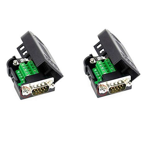 Treedix 2pcs Terminal Connector Signal Module Db9 Connector Terminal R