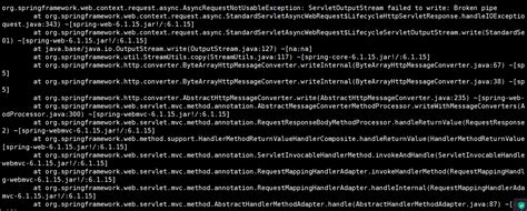 ServletOutputStream failed to write: Broken pipe-CSDN博客
