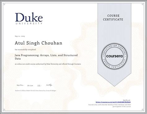 Atul Singh Chouhan On Linkedin Im Excited To Share That I Have Recently Completed The Java