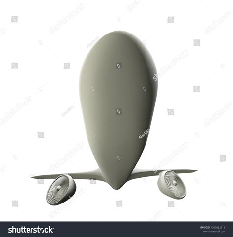 Jet Plane Bottom View D Illustration Stock Illustration Shutterstock