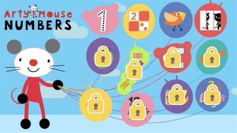 Arty Mouse Numbers App Review Common Sense Media