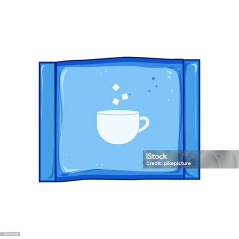 Sweetener Sugar Bag Cartoon Vector Illustration向量圖形及更多包裹圖片 包裹 匙羹 卡通 Istock