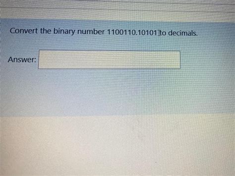Answered Convert The Binary Number 110011010101 Bartleby