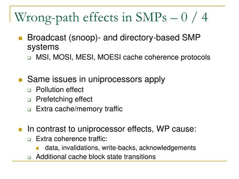 Ppt Quantifying And Comparing The Impact Of Wrong Path Memory