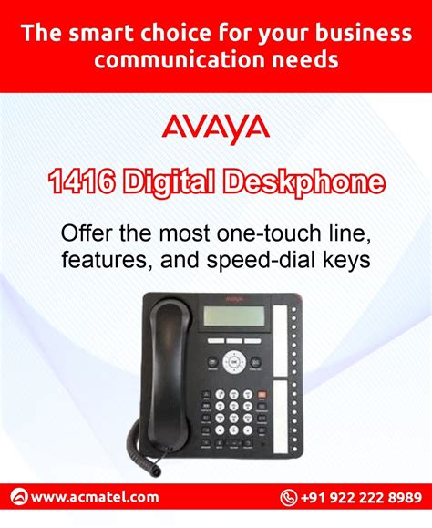 Avaya 1416 Digital Deskphone | by AcmaTel Communications Pvt Ltd. | Medium