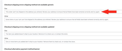 How To Change The Default Message When Shipping Is Not Available Intuitive Shipping Help Center