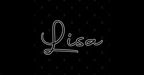 Autography Lisa Name Label Autography Lisa Name Label Sticker