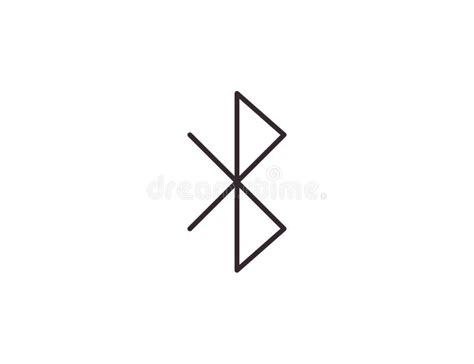 Bluetooth Connection Icon Vector Illustration Stock Vector Illustration Of Mobile