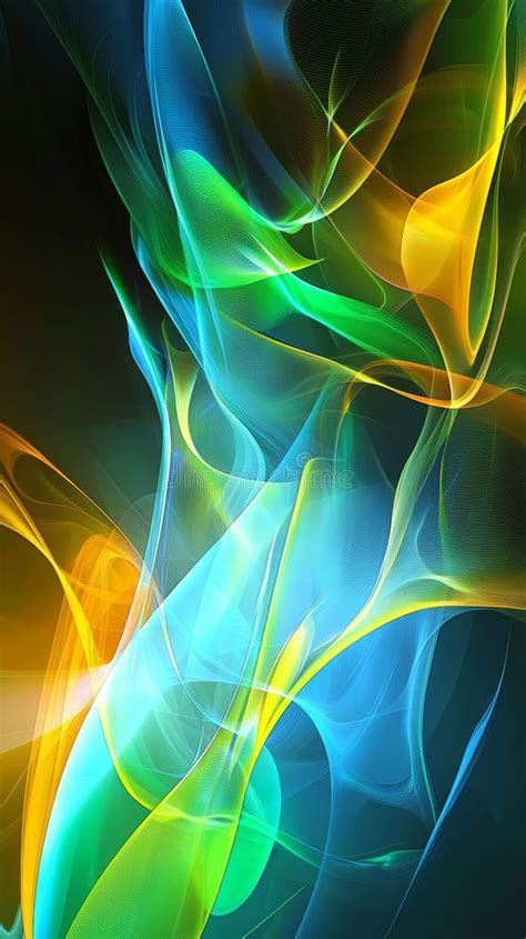 Colorful Abstract Waves Flowing Across A Dark Background Create A Dynamic And Vibrant Design