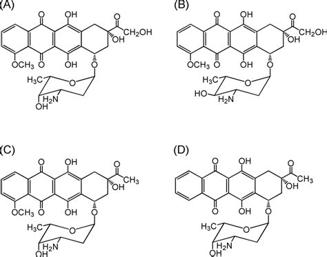 Structures Of A Doxorubicin Dox B Epirubicin Epi C Download Scientific Diagram