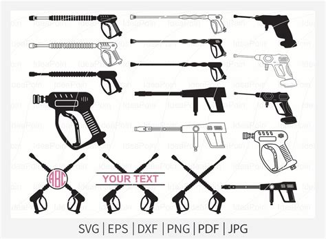 Pressure Washer Gun Svg Pressure Washing Vector Pressure Washer Gun