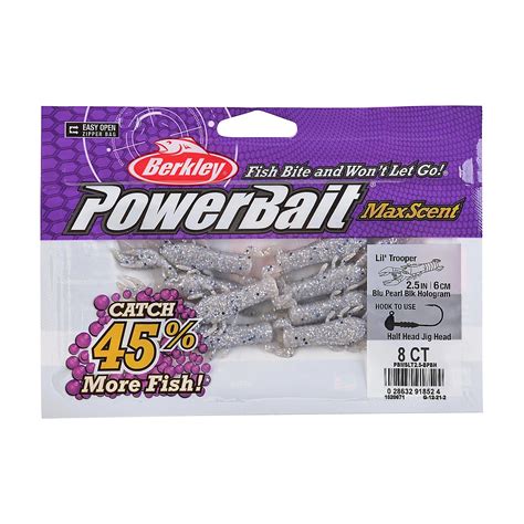 Berkley Powerbait® 2 1 2 In Maxscent Lil Trooper Baits 8 Pack Academy
